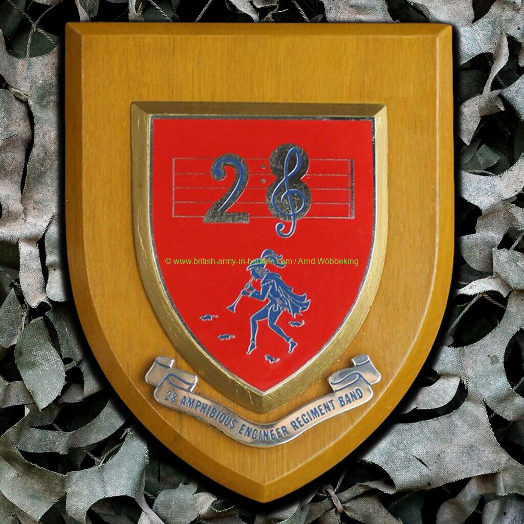 Band of the 28 Amphibious Engineer Regiment – Wall Plaque | British ...
